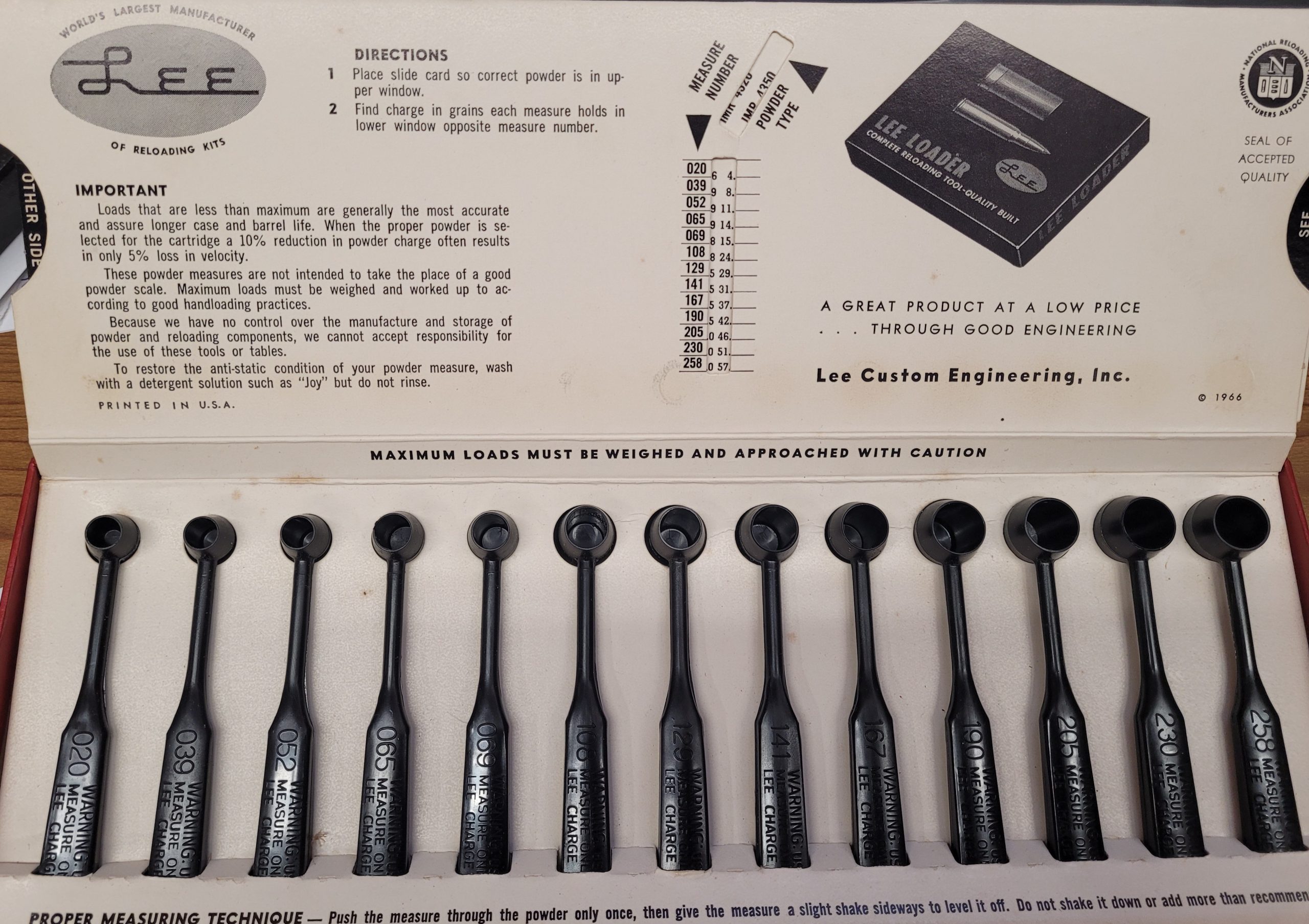 Lee Powder Measure Kit | RedEye Reloading