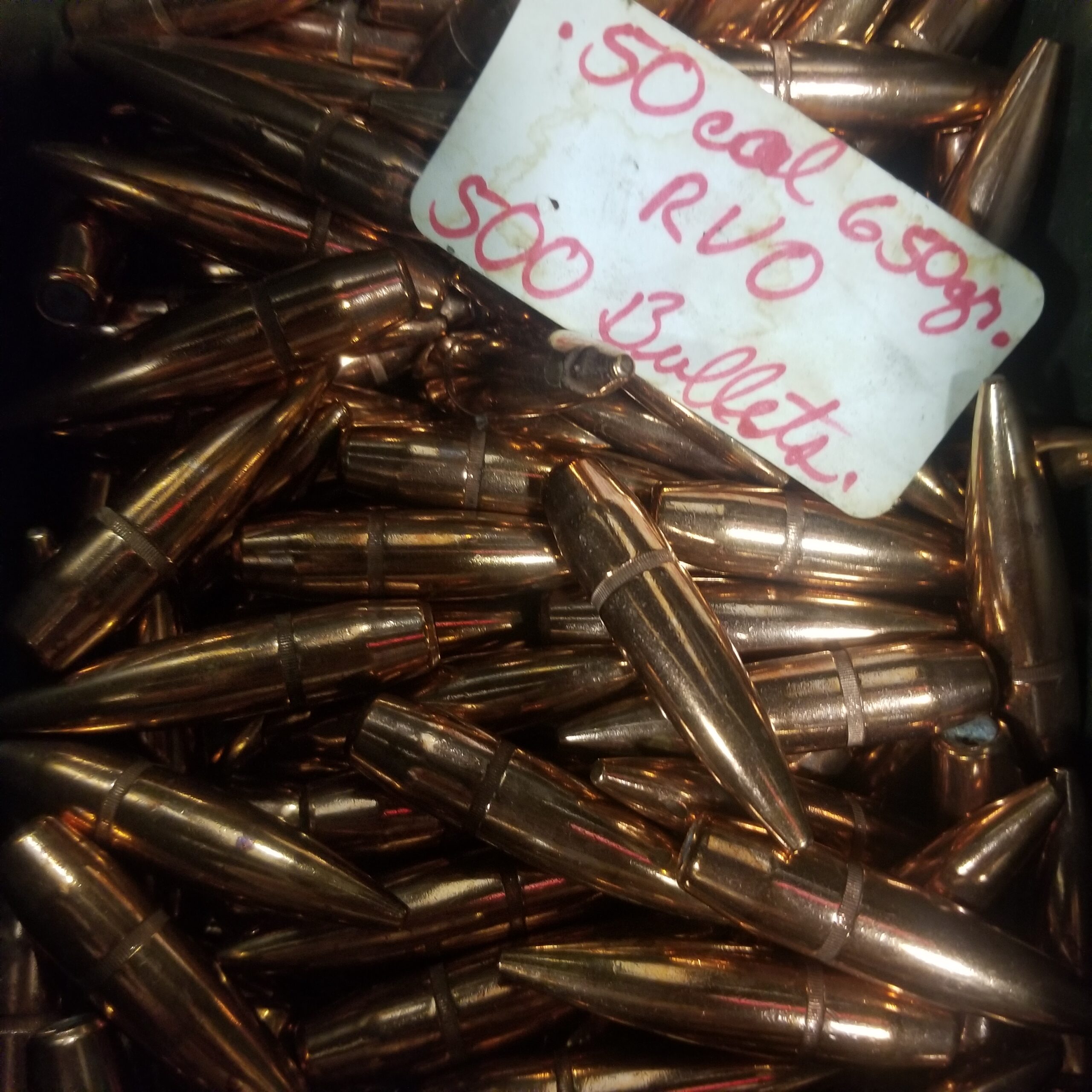 50 Caliber 650g FMJ 100ct | RedEye Reloading